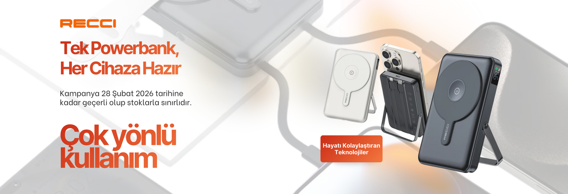 Recci Resmi Distribütörü - Powerbank Kulaklık, Teknoloji Aksesuarları ...